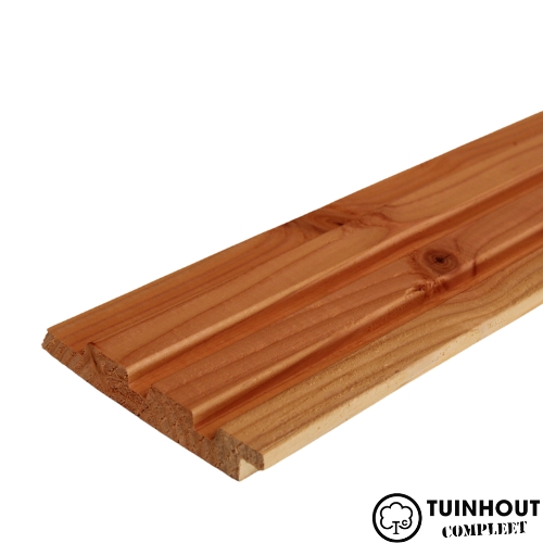 Douglas Rhombusprofiel triple 21 x 140 x mm WB 125 mm - Tuinhout Compleet